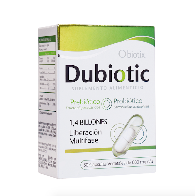 DUBIOTIC 30 CÁPSULAS 1.4 BILLONES UFC – Clínica Mos